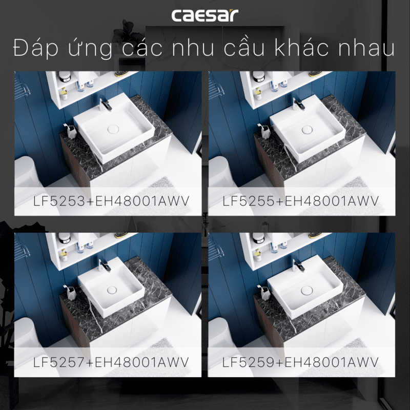 Lavabo và tủ treo LF5259 - EH48001AWV
